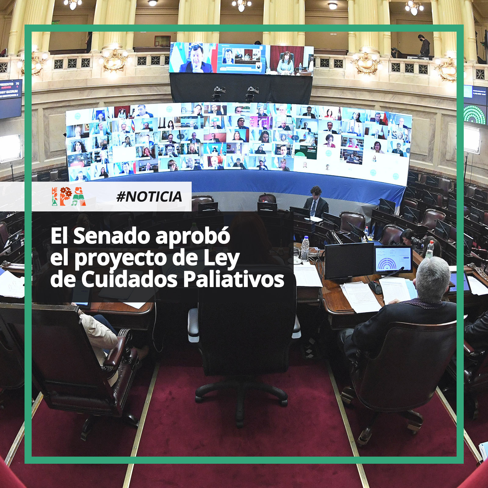 El Senado aprobó el proyecto de Ley de Cuidados Paliativos - Fundación IPA
